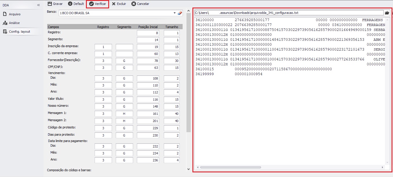 Como Configurar Layout de Arquivo Débito Direto Autorizado (DDA ...