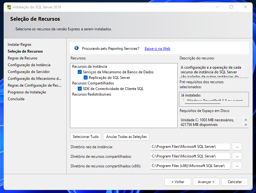Instalação SQL Server 2019 e o SSMS – Globaltec